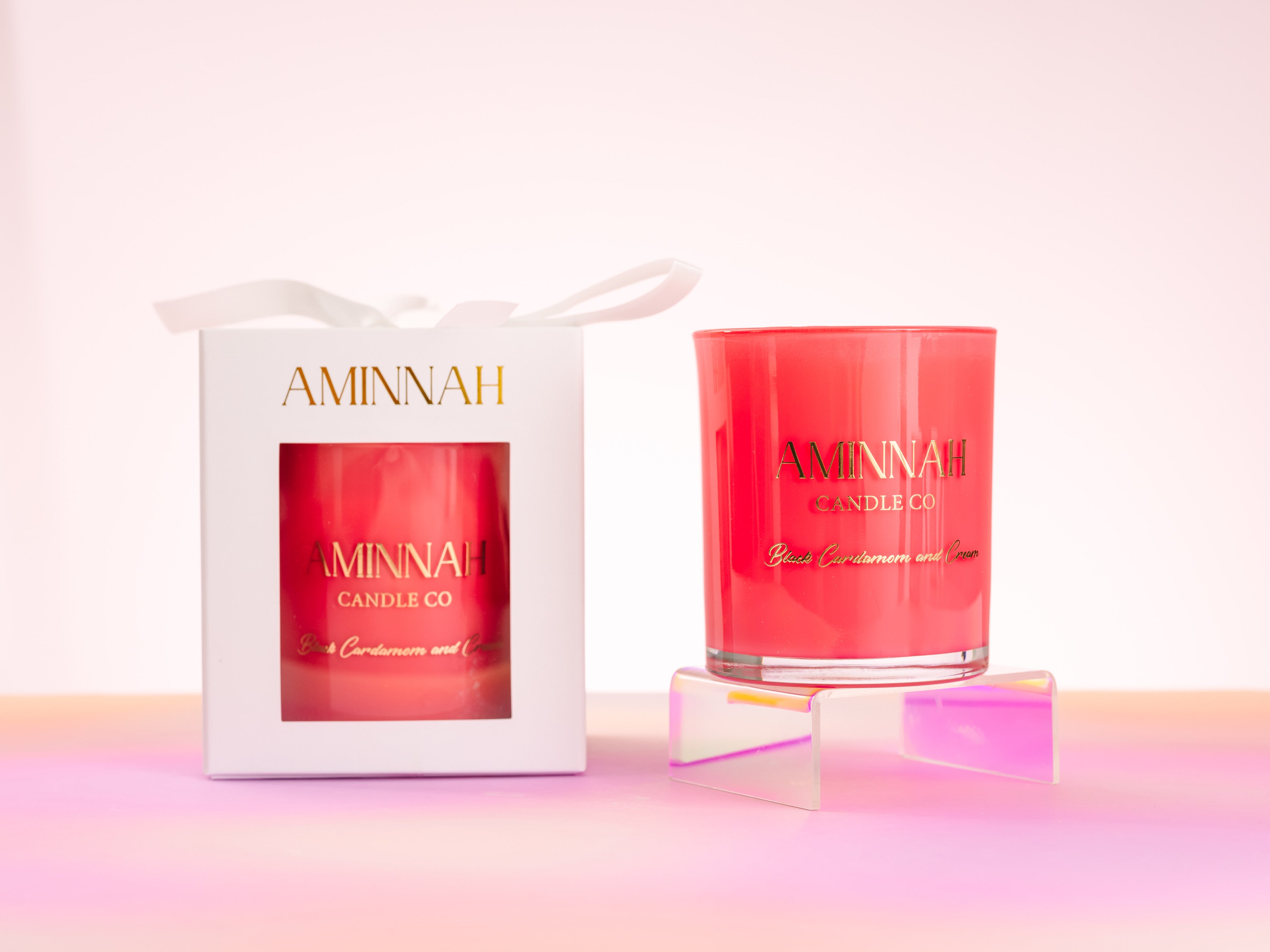 "Black Cardamom & Cream" Scented Candle – AMINNAH